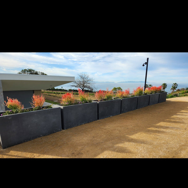 Geo Box Rectangular - ConcreteCreationsLA