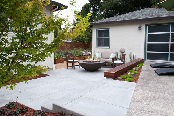 Simplicity Edge 54" x 18" 10" lip in Java color - ConcreteCreationsLA