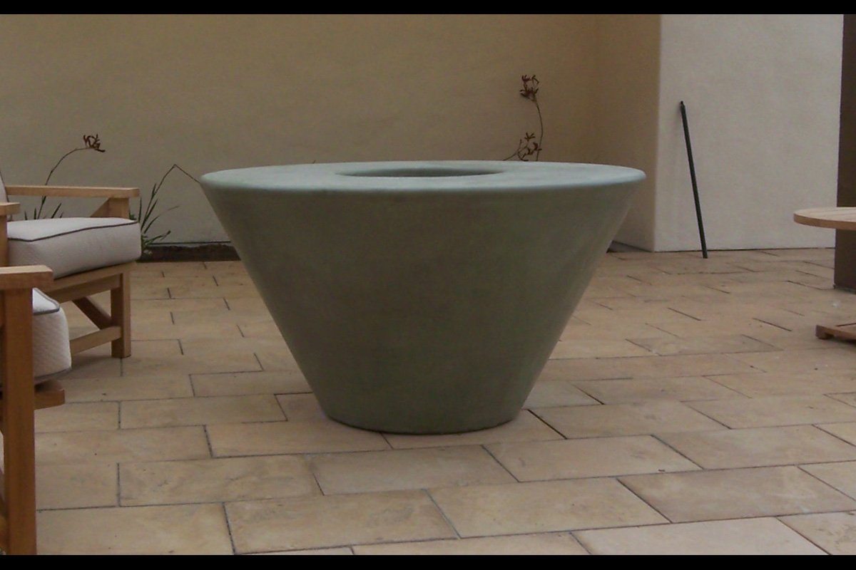 Cone Fire Table - ConcreteCreationsLA