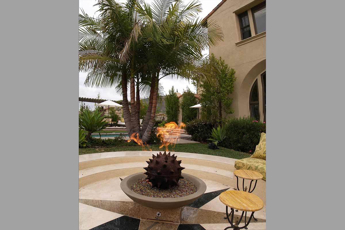 Wok Fire Pit Bowl 36" x 9" Bronze - ConcreteCreationsLA